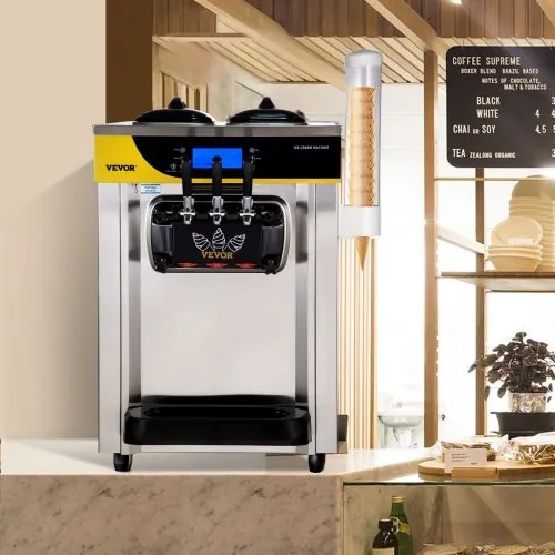 Komerční výrobník zmrzliny, výtěžnost 22-30 l/h, 2200 W