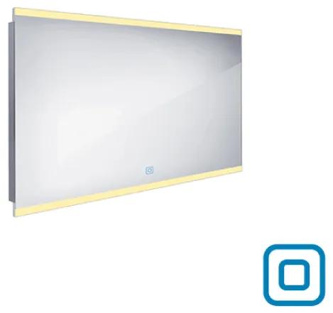 NIMCO Led zrcadlo zrcadlo LED 1200x700 rám hliníkový ZP 12006V