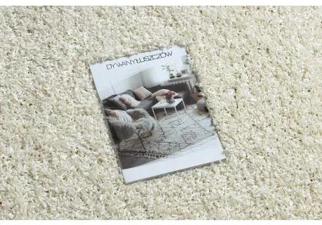Dywany Luszczow Kusový koberec, běhoun SOFFI shaggy 5 cm krém Rozměr koberce: 70 x 200 cm