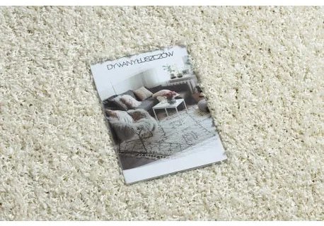 Dywany Luszczow Kusový koberec, běhoun SOFFI shaggy 5 cm krém Rozměr koberce: 80 x 150 cm