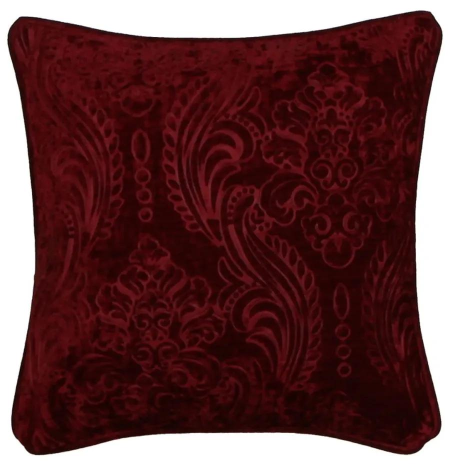 Tmavě červený povlak na polštář Kate Louise Exclusive Ranejo, 45 x 45 cm