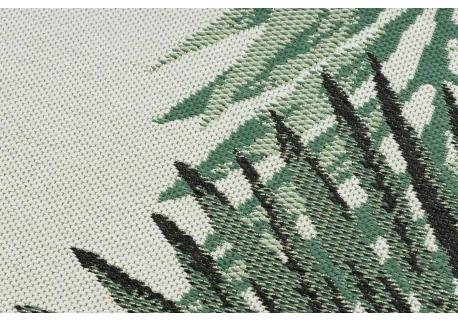 koberec COLOR 19435/062 SISAL Listy zelená JUNGLE velikost 140x200 cm | krásné koberce cz