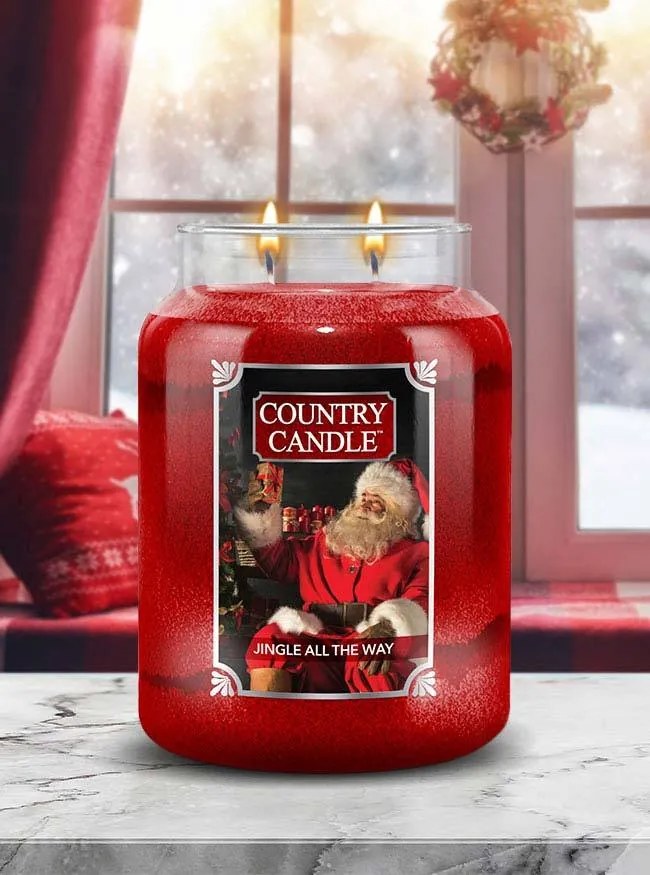 Country Candle Vonná Svíčka Jingle All The Way, 652 g