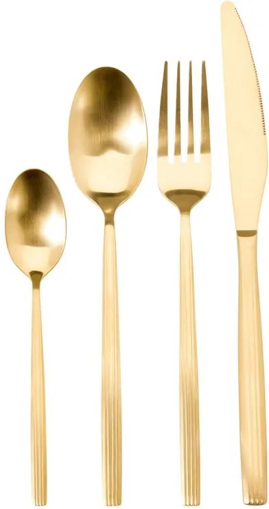 Sada nerezových příborů GOLD 16 ks