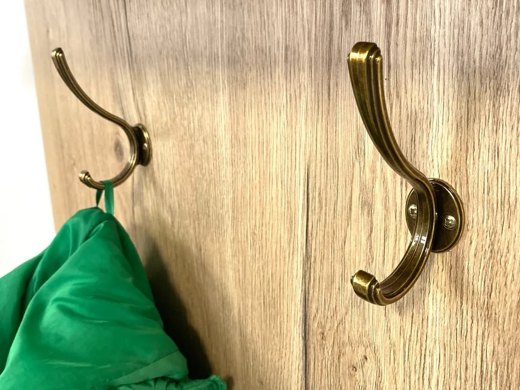 In-Design Nábytkový věšák ZAPA mosaz patina lesk VPP