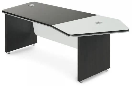 Rohový stůl TopOffice Premium 227,1 x 109,6 cm, pravý