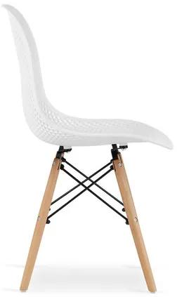 Židle MARO - buk/bílá