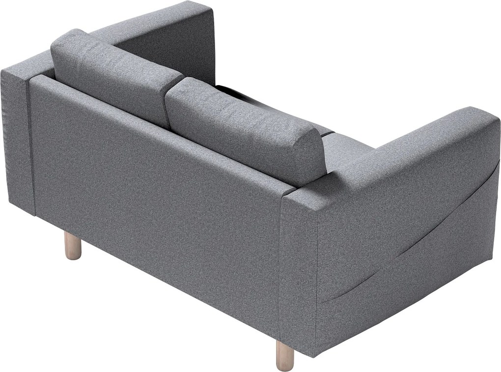 Potah na pohovku IKEA Norsborg 2-místná barva šedá látka pletený vzor