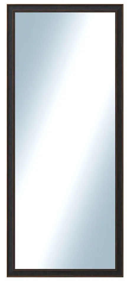 DANTIK - Zarámované zrcadlo - rozměr s rámem cca 60x140 cm z lišty ANDRÉ velká černá (3154)