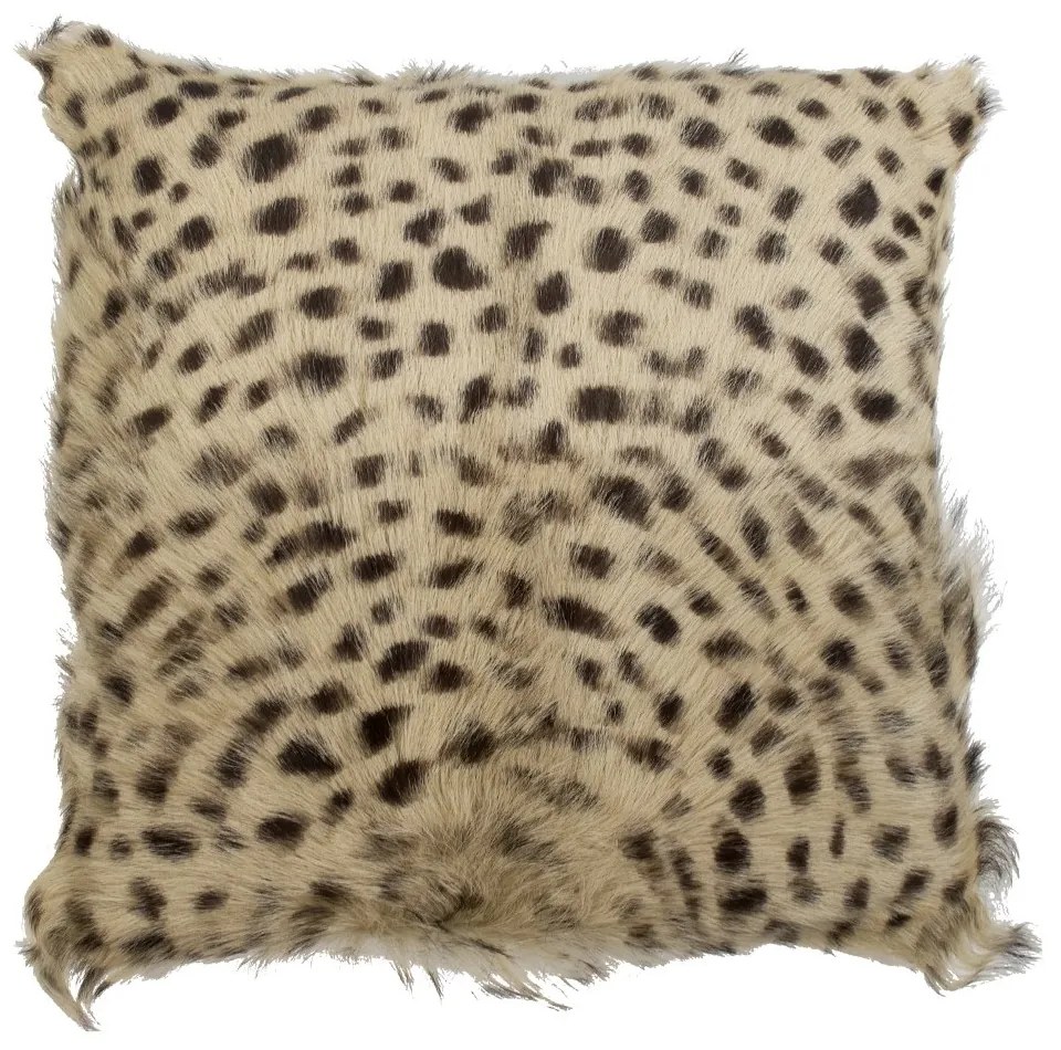 Polštář Leopard z kozí kůže - 40*40*10cm