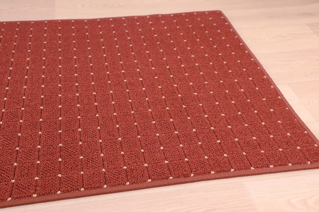 Kusový koberec Udinese terra, 60x110, oranžová, chodba / predsieň, Condor Carpets