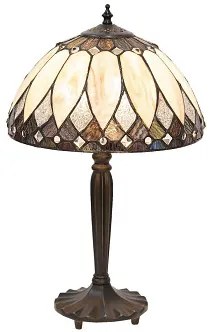 Stolní lampa Tiffany RAINY NEW YORK Clayre &amp; Eef 5LL-5987