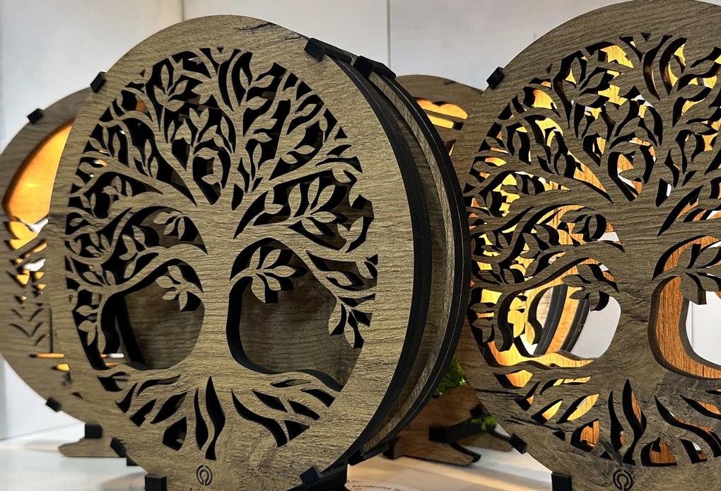 Li-Go "Strom života" nejoblíbenější motiv 20x22cm provedení povrchu: dub