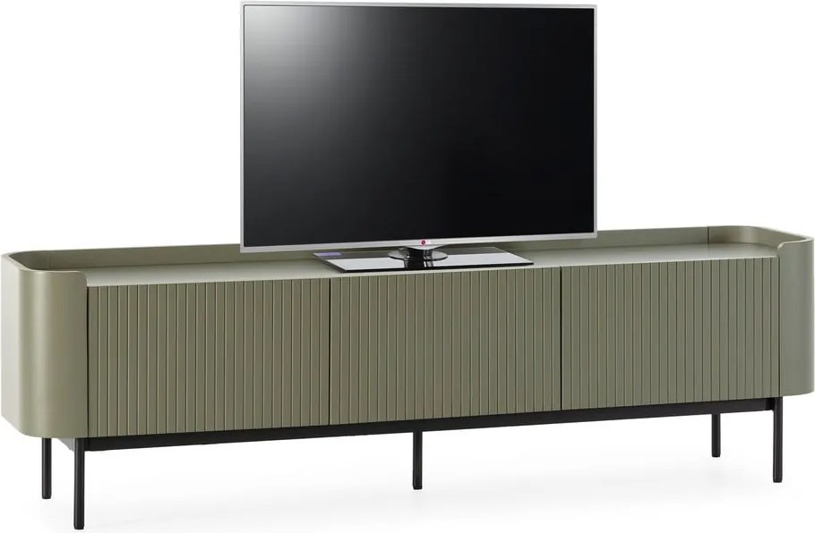 Zelený TV stolek 180x55x40 cm Willa – MOME
