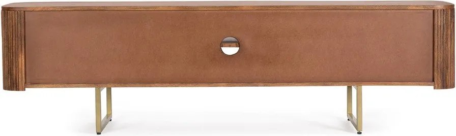 TV stolek z mangového dřeva v přírodní barvě 180x45x40 cm Vilas – Bizzotto