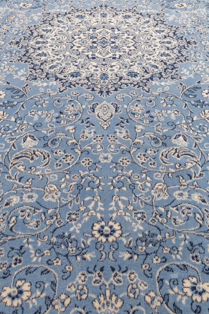 U-style Modrý orientální koberec MILAID 170x240 cm