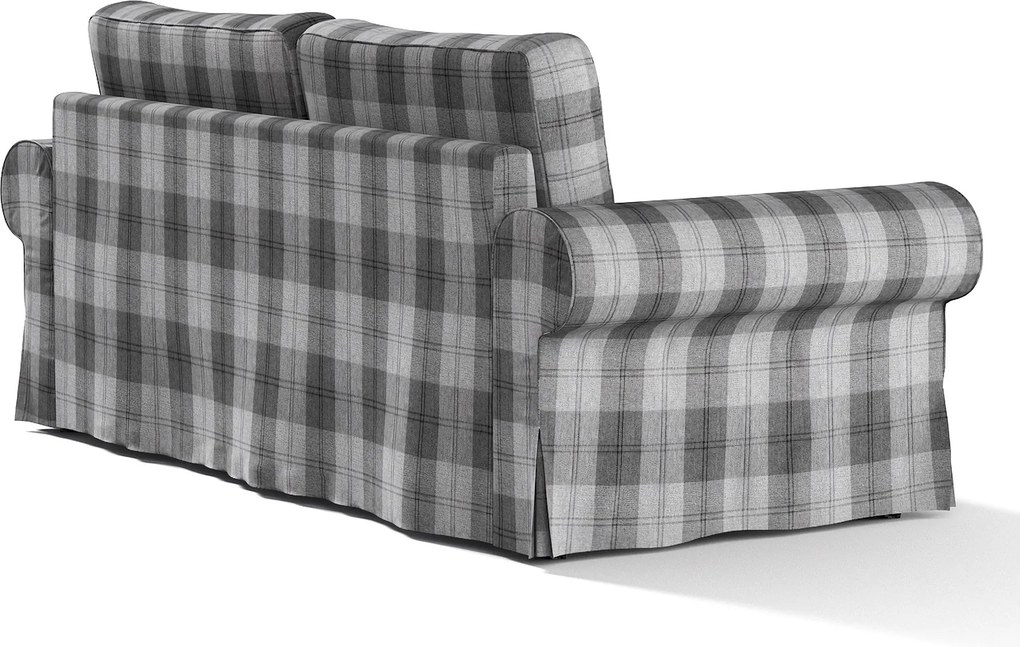 Potah na pohovku IKEA Backabro,  3-místná, rozkládací barva šedá látka pletený vzor, vzorované