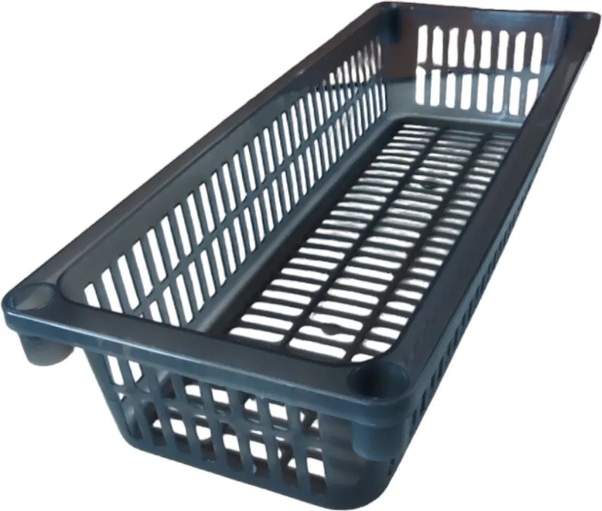 Orion Úložný koš, box a organizér extra hluboký 50cm x 20cm INVA, kouřový