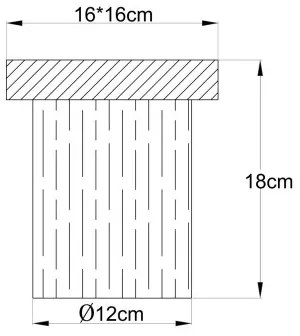 Globo 15915-1 - Stropní svítidlo UNDERWOOD 1xE27/40W/230V