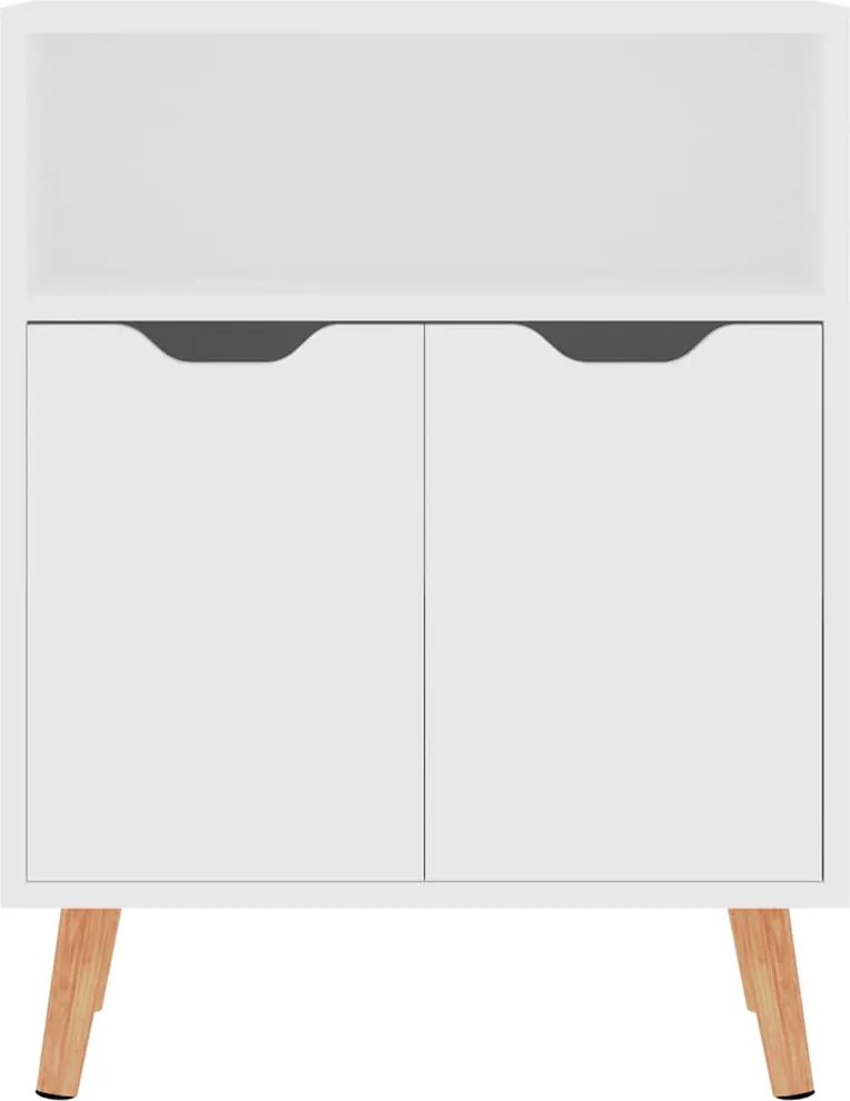 Příborník bílý 60 x 30 x 72 cm kompozitní dřevo 326822