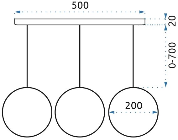 Toolight - Stropní svítidlo 3xE27, zlatá-bílá, OSW-08197