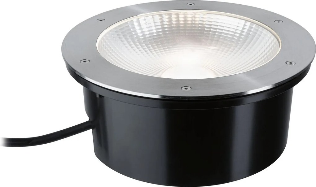 P 94656 LED zemní svítidlo Durea IP67 kruhové 273mm 3000K 15W 230V ocel kov - PAULMANN