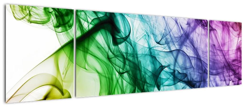 Obraz - barevný kouř (170x50 cm)
