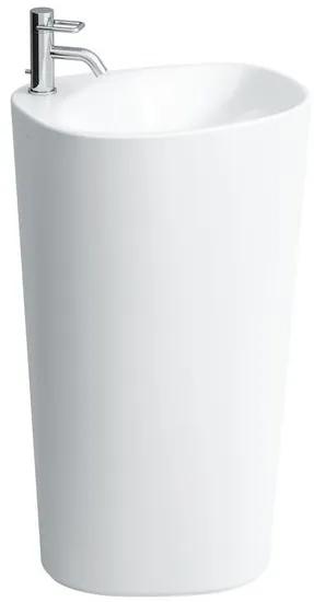 Laufen Palomba Stojící umyvadlo s nástěnným uchycením 52 cm, LCC - bílá H8118044001041