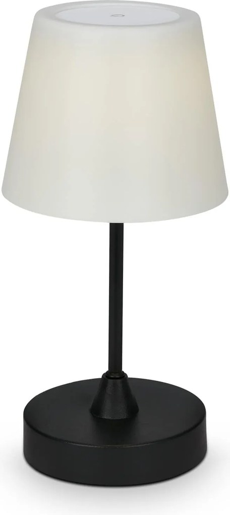 BRILO 7032415 LED venkovní stolní lampa s dotykovým vypínačem, pr.30 cm, LED modul, 3 W, 340 Lm, černá (starý kód: BRILO 7032-415) - BRILO