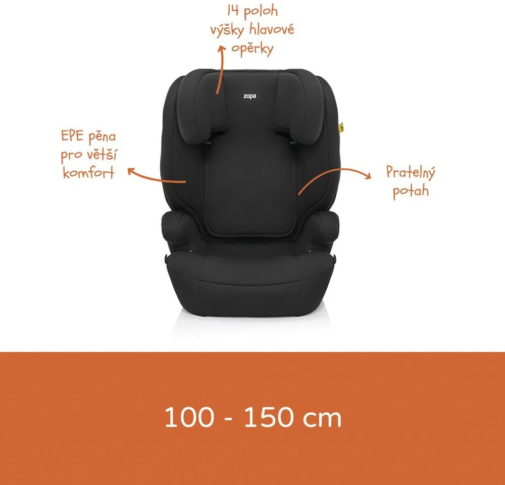 Zopa Autosedačka Beta i-Size Black