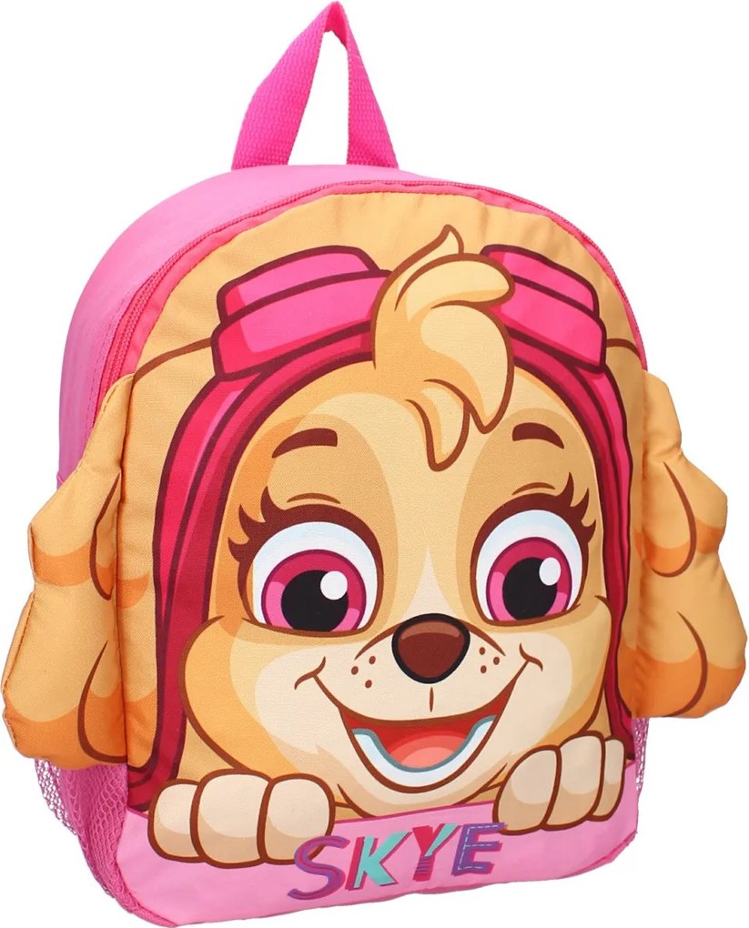 Dívčí batoh Tlapková patrola – Paw Patrol - motiv Skye s 3D ušima - 7L