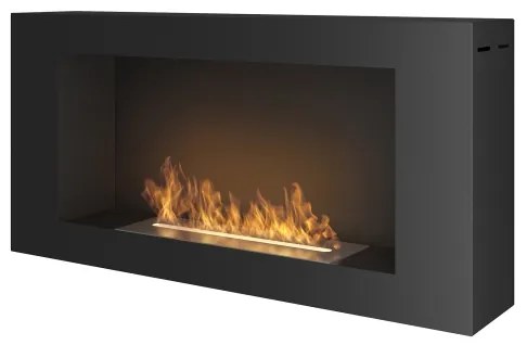 InFire - Nástěnný BIO krb 44x91 cm 3kW černá