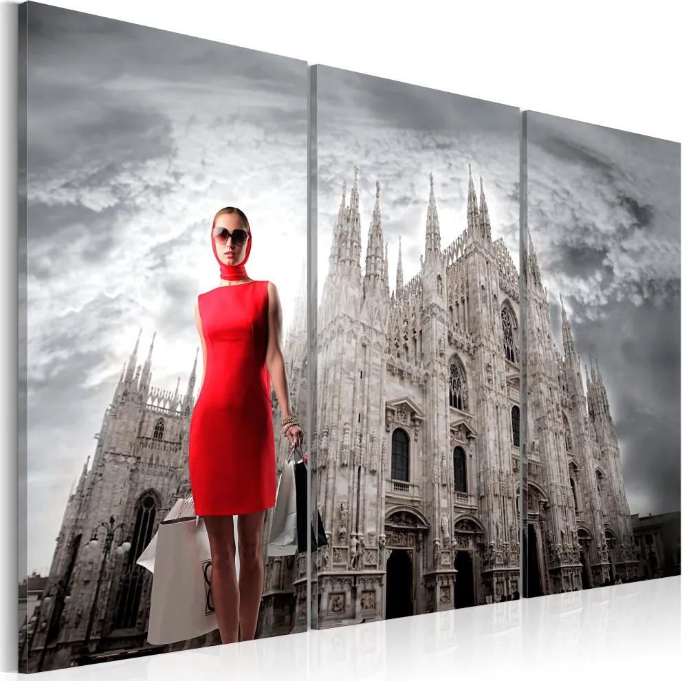 Obraz na plátně Bimago - Milán - město módy 60x40 cm