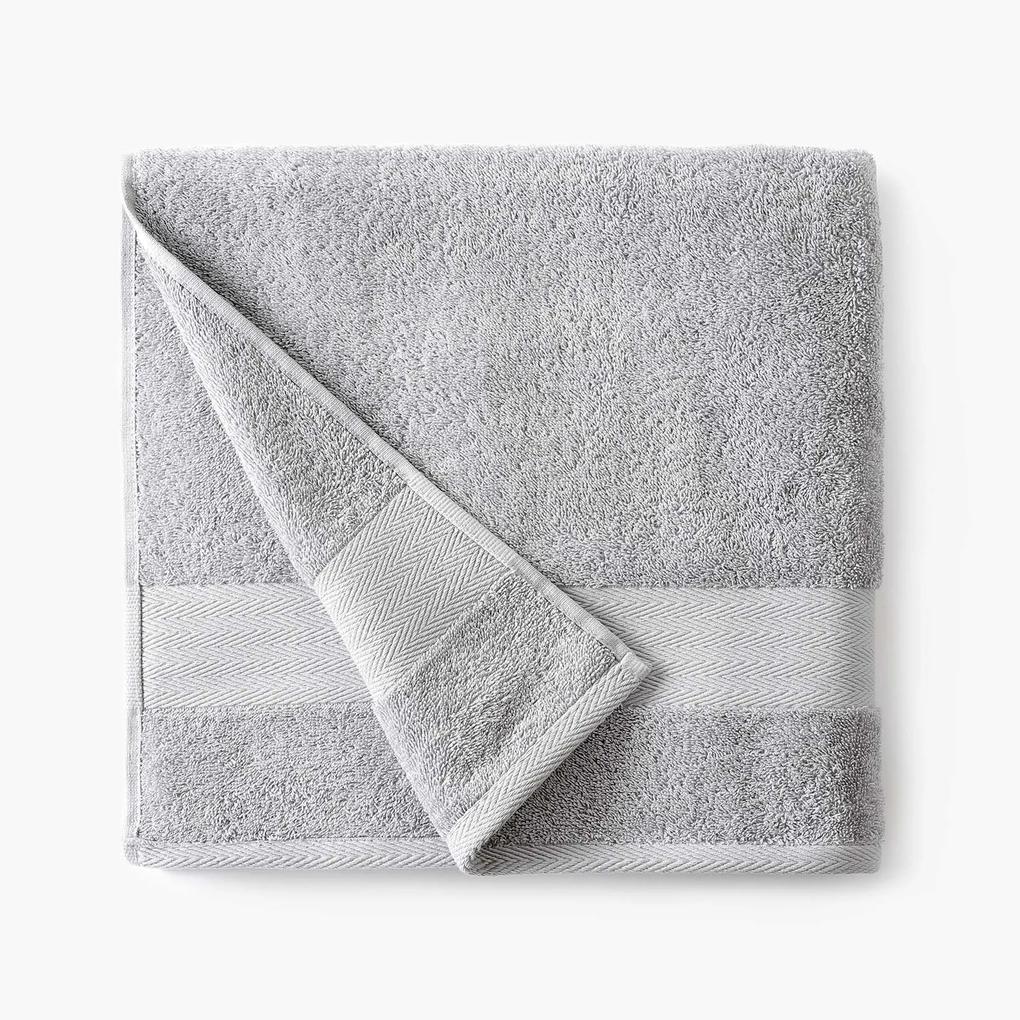 Goldea froté ručník / osuška mali - světle šedý 50 x 100 cm