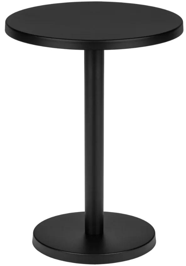 OnaDnes -20% noo.ma Černý kovový odkládací stolek Odo 44 cm