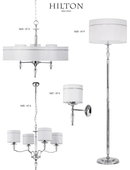 Jupiter 1427 - Nástěnné svítidlo HILTON 1xE27/60W/230V