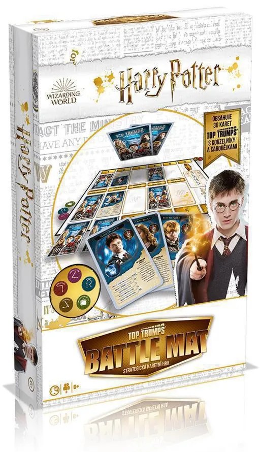 Alltoys Společenská hra Harry Potter Top Trums battle mat