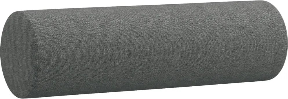 2místná pohovka s polštáři tmavě šedá 120 cm textil 3200838