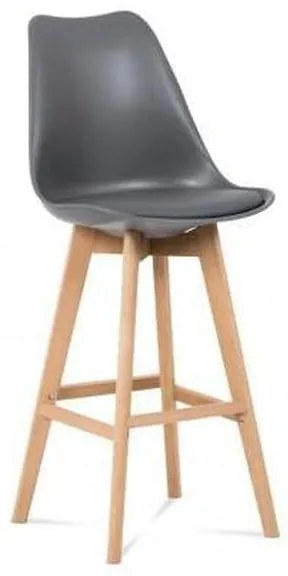Barová židle Lina (šedá)