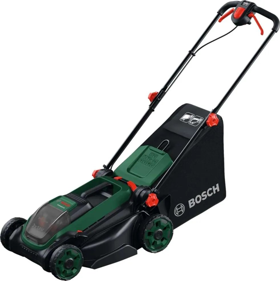 Bosch - 18V AKU sekačka na trávu Rotak 18V2-38, bez baterie a nabíječky 06008B9M01