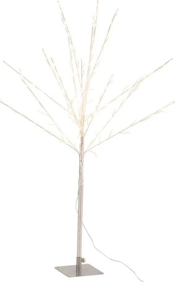 Dekorace stříbrný svítící stromek Tree Bare Led M - 56*56*100 cm