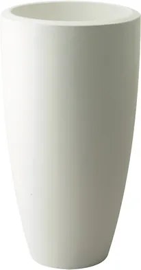 Květináč plastový elho Pure Soft High Ø 40 v. 70 cm bílý