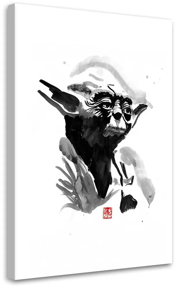 Gario Obraz na plátně Star Wars, Yoda - Péchane Rozměry: 40 x 60 cm