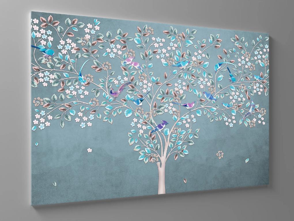 Liox Abstraktní obraz kvetoucí strom Rozměr: 150 x 100 cm