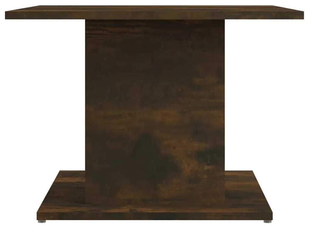 Konferenční stolek kouřový dub 55,5 x 55,5 x 40 cm dřevotříska - Default Title