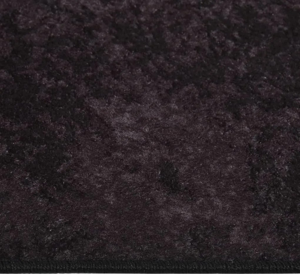 Koberec pratelný antracitový 400 x 300 cm 136631