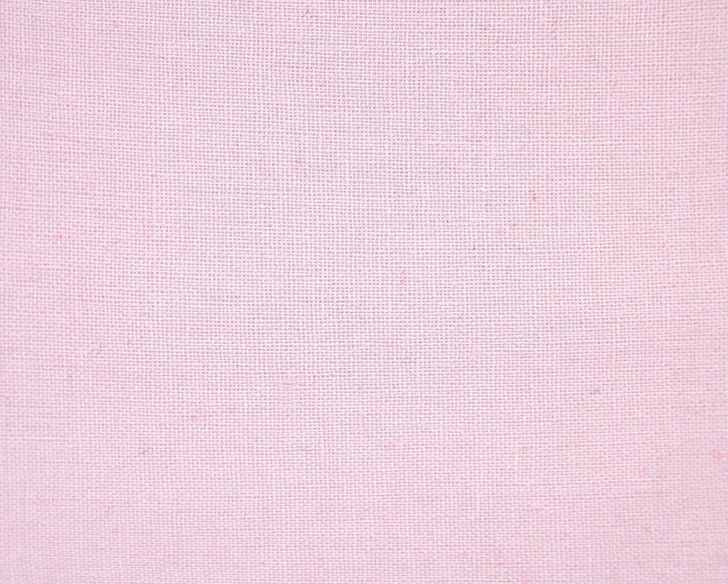 Sada 3 textilních košů růžové ARCHA Beliani