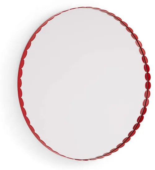 HAY Zrcadlo Arcs Round, red