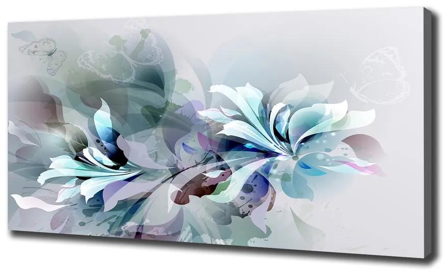 Wallmuralia Foto obraz na plátně Abstrakce květiny 140x70 cm
