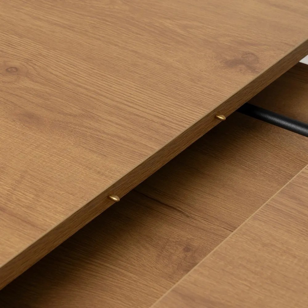 Kulatý rozkládací jídelní stůl s přídavnou deskou ø 120 cm Rocía – Ixia